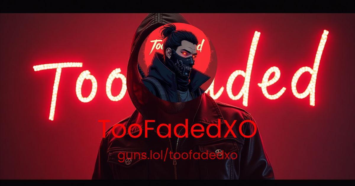 @TooFaded.VR | Tiktok Content Creator | guns.lol