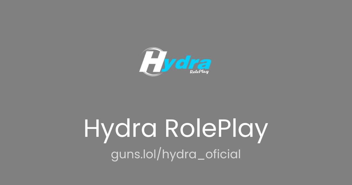 @Hydra RolePlay | guns.lol