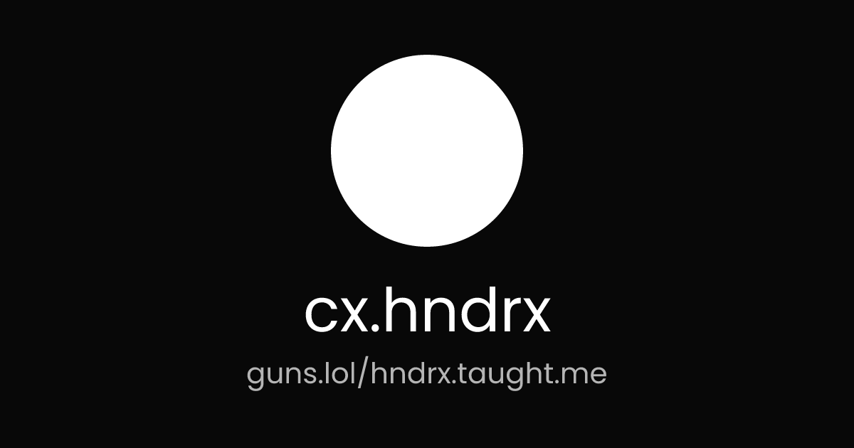 @cx.hndrx | guns.lol