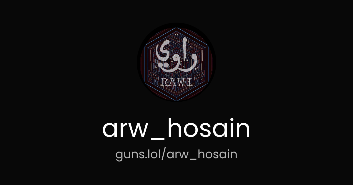 @arw_hosain | guns.lol
