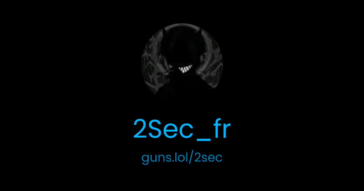 @2Sec_fr | guns.lol
