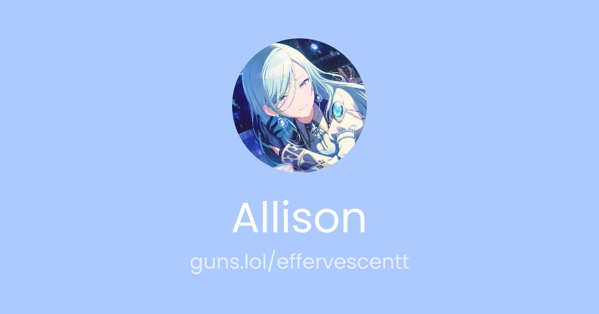@Allison | guns.lol