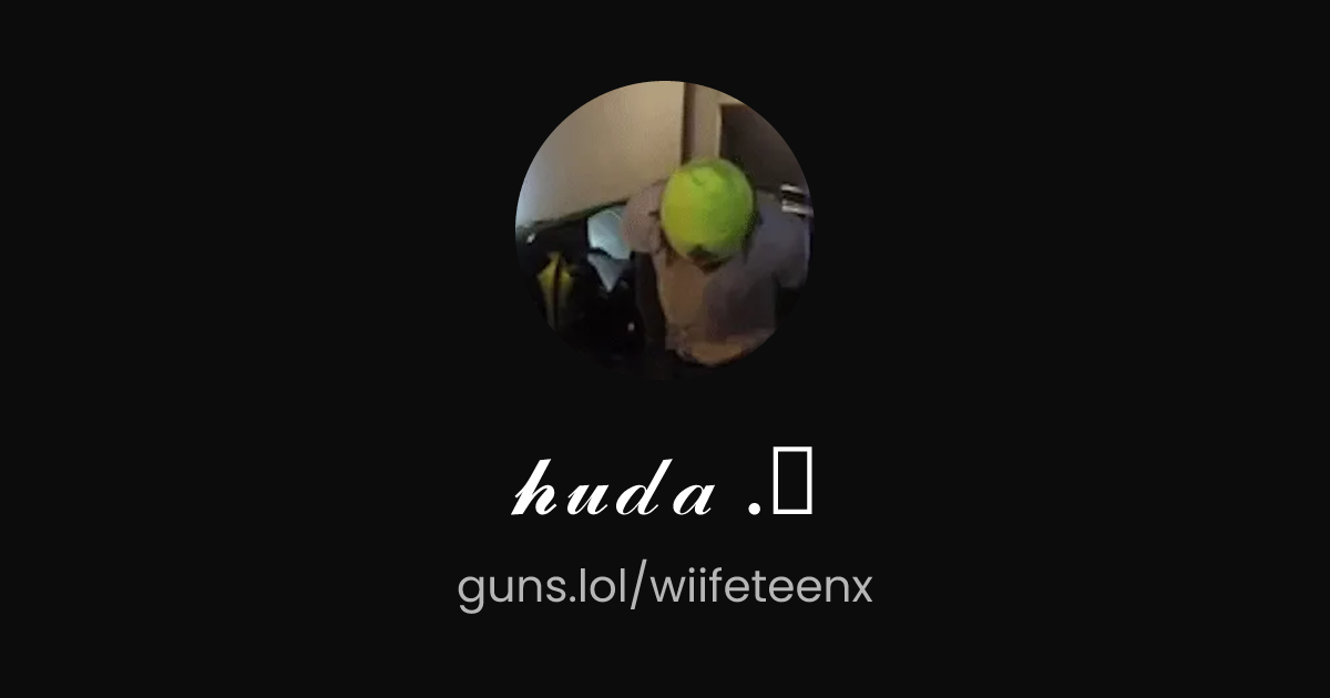 @𝓱𝓊𝒹𝒶 .ᐟ | guns.lol