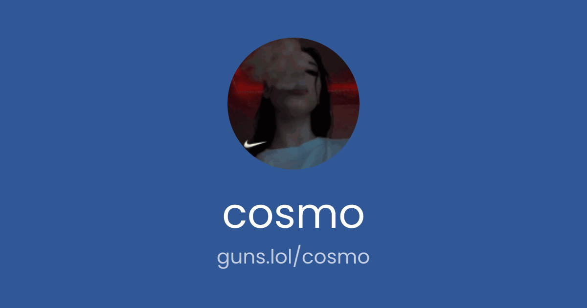@cosmo | guns.lol