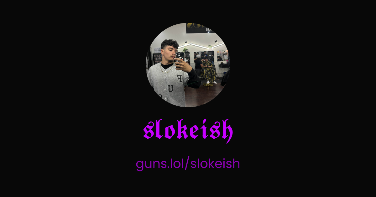 @𝖘𝖑𝖔𝖐𝖊𝖎𝖘𝖍 | guns.lol
