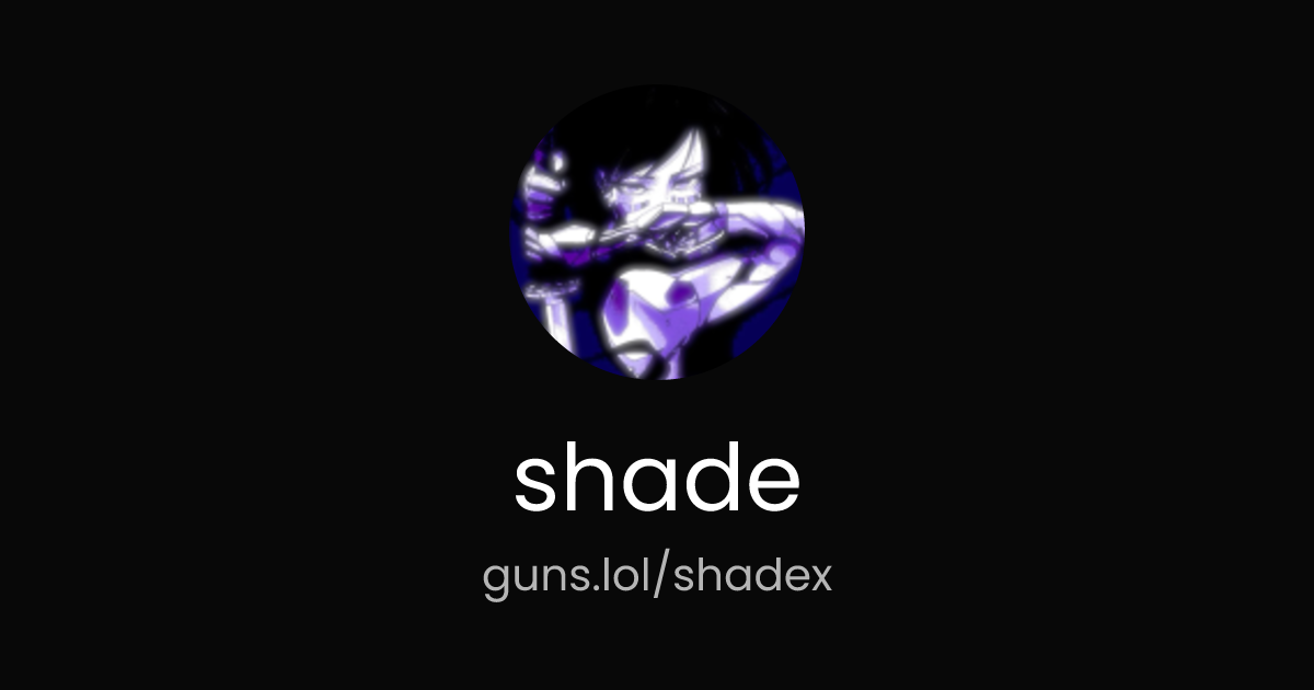 @shade | guns.lol