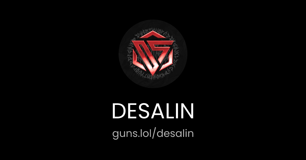 @DESALIN | guns.lol