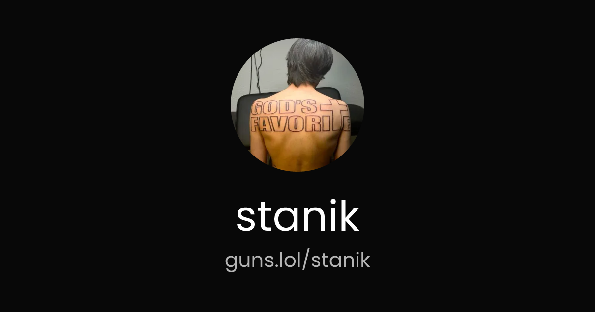 @stanik | guns.lol