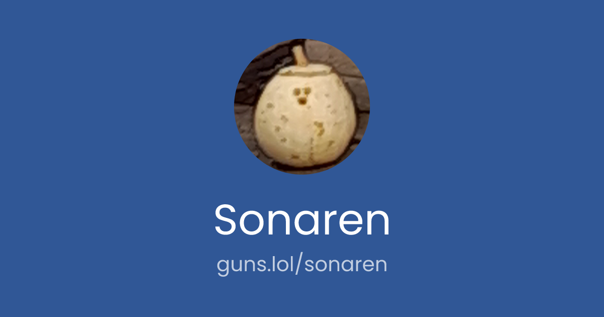 Sonaren | guns.lol
