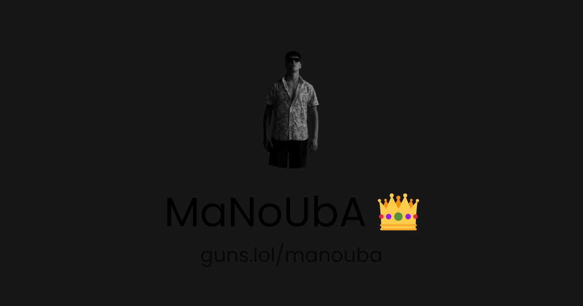 @𝓜a𝒩o𝒰b𝒜 ᭄ | guns.lol