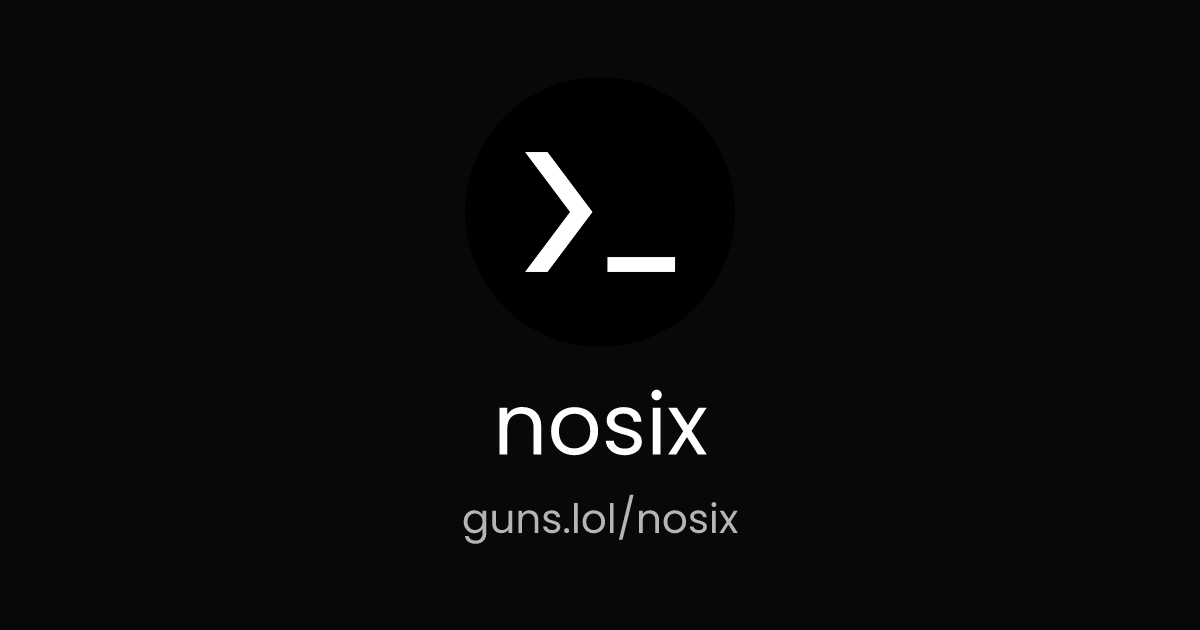@nosix | guns.lol