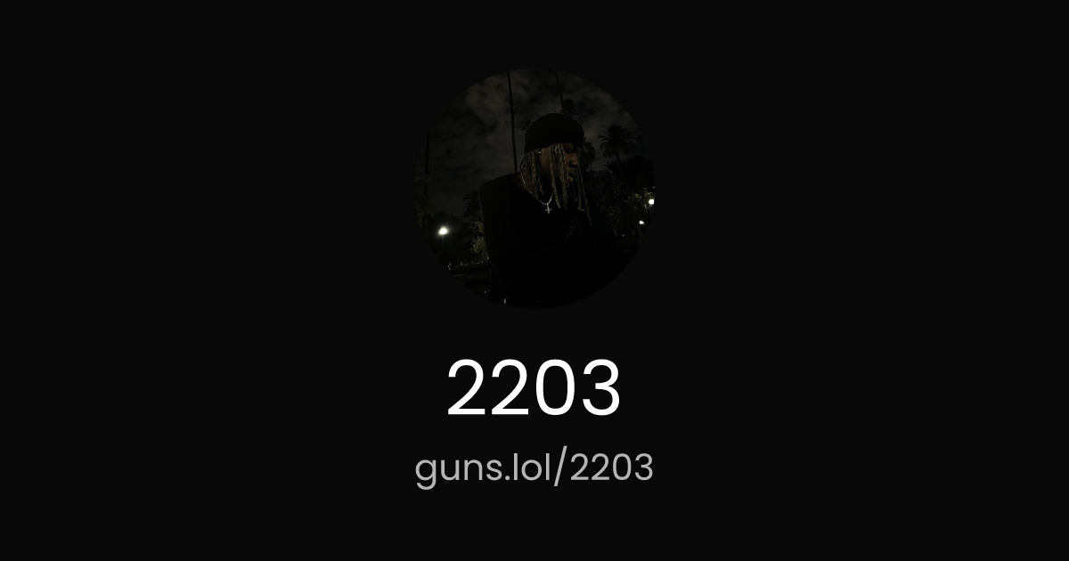 @2203 | guns.lol