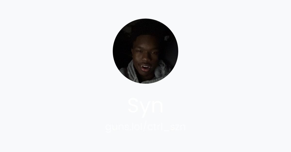 @Syncere | guns.lol