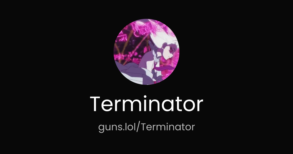 @Terminator | guns.lol