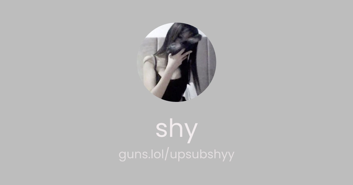 @shy | guns.lol