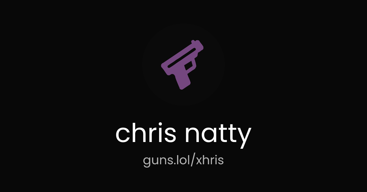 @chris natty | guns.lol