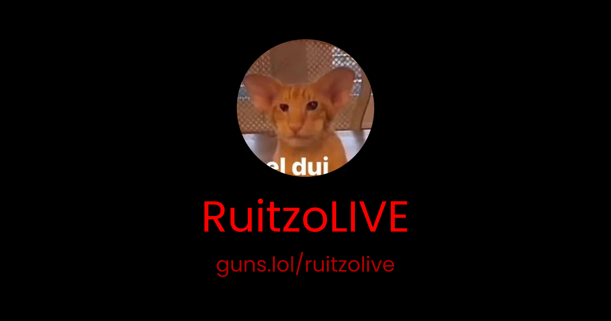 @RuitzoLIVE | guns.lol