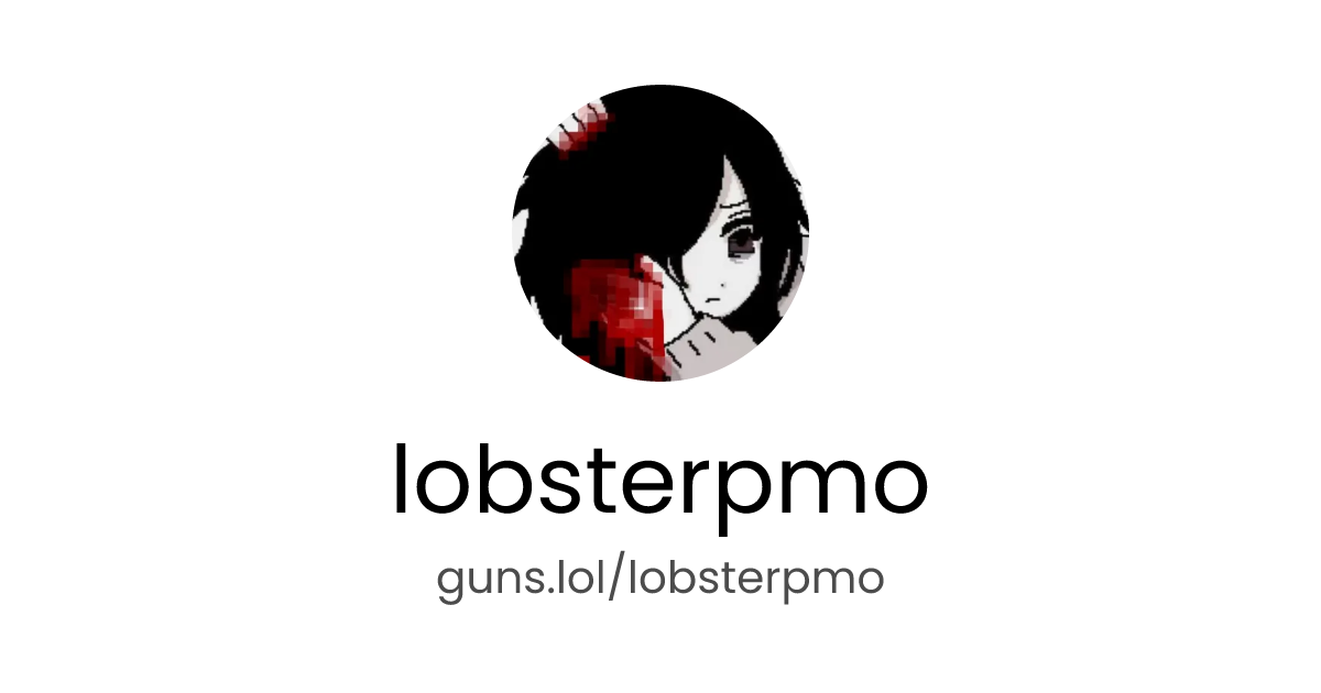 @lobsterpmo | guns.lol