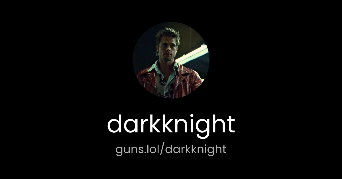 @darkknight | guns.lol