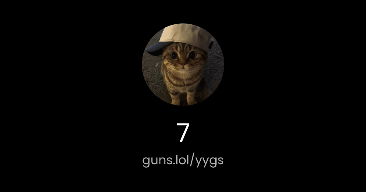 @7 | guns.lol