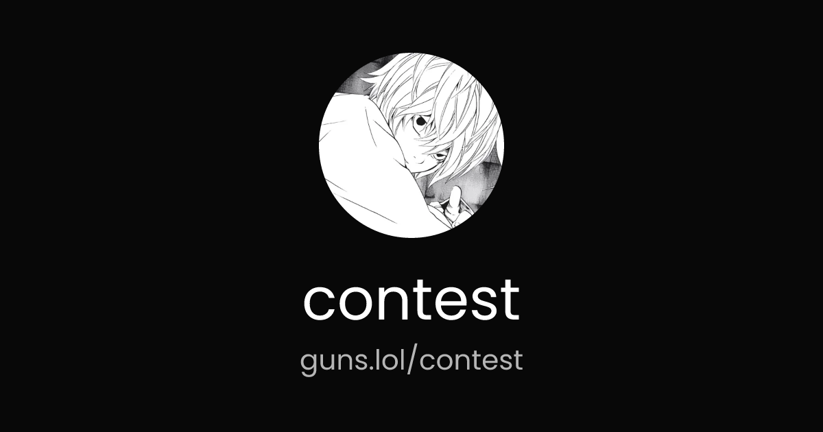@contest | guns.lol