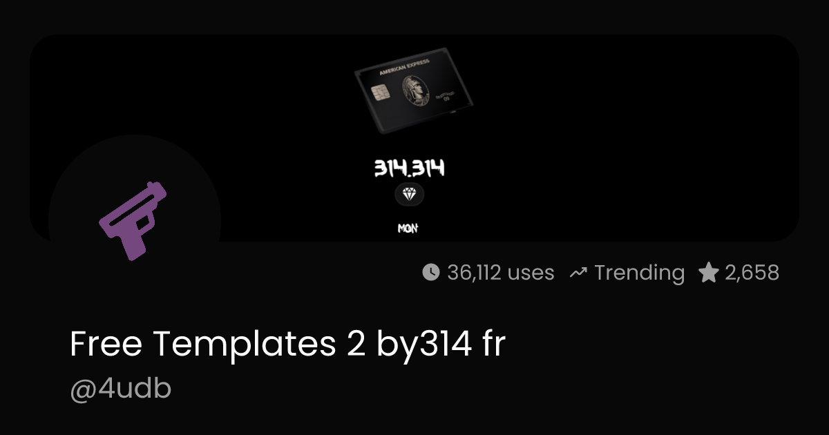 guns.lol Templates | Created by @el_mordjene