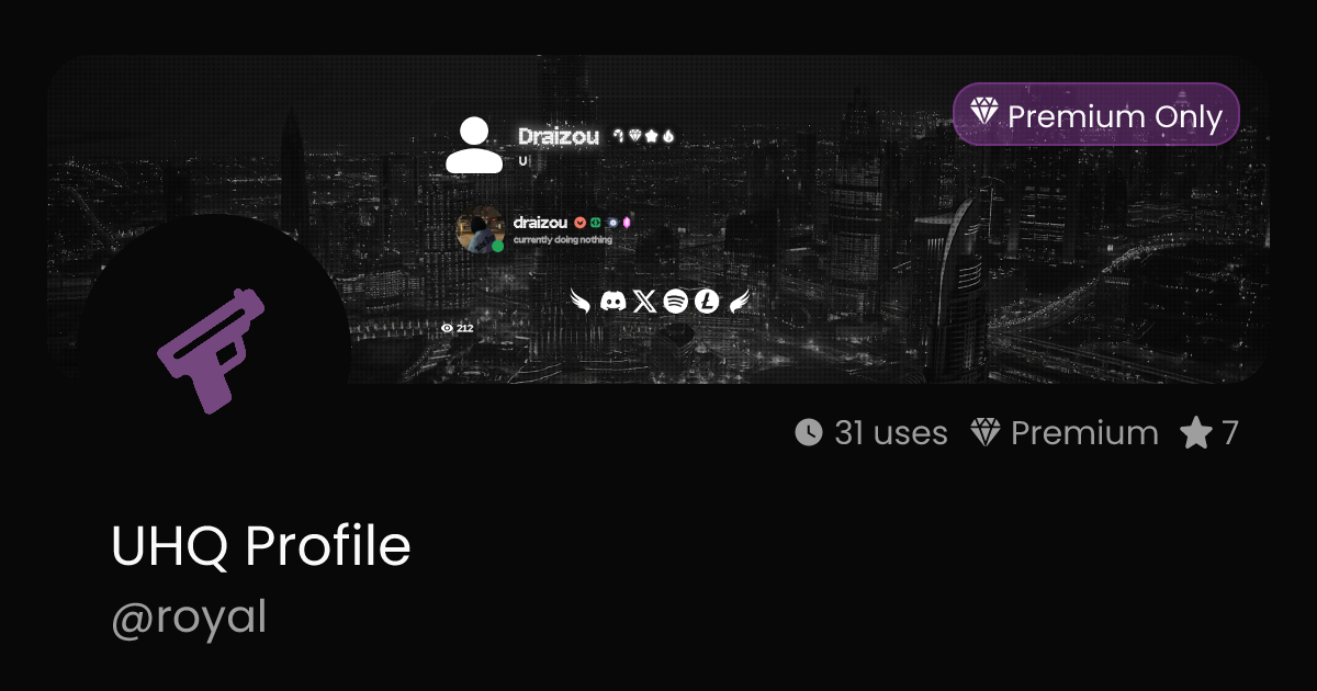 guns.lol Templates | Created by @royal